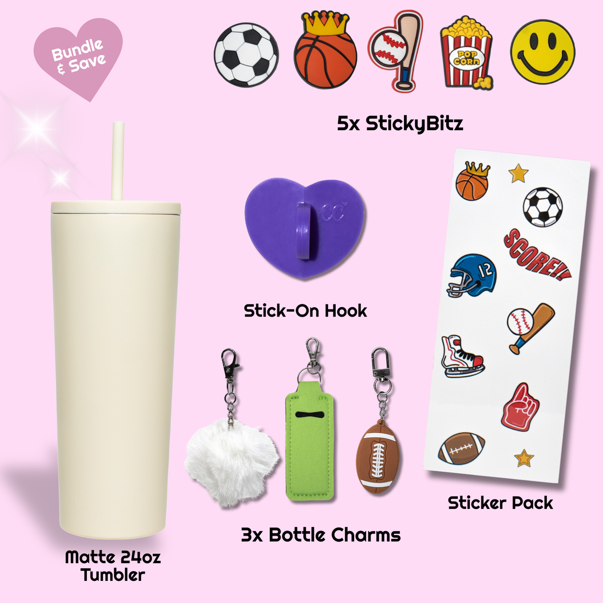 CharCharms Water Bottle Accessories | As Seen On Shark Tank
