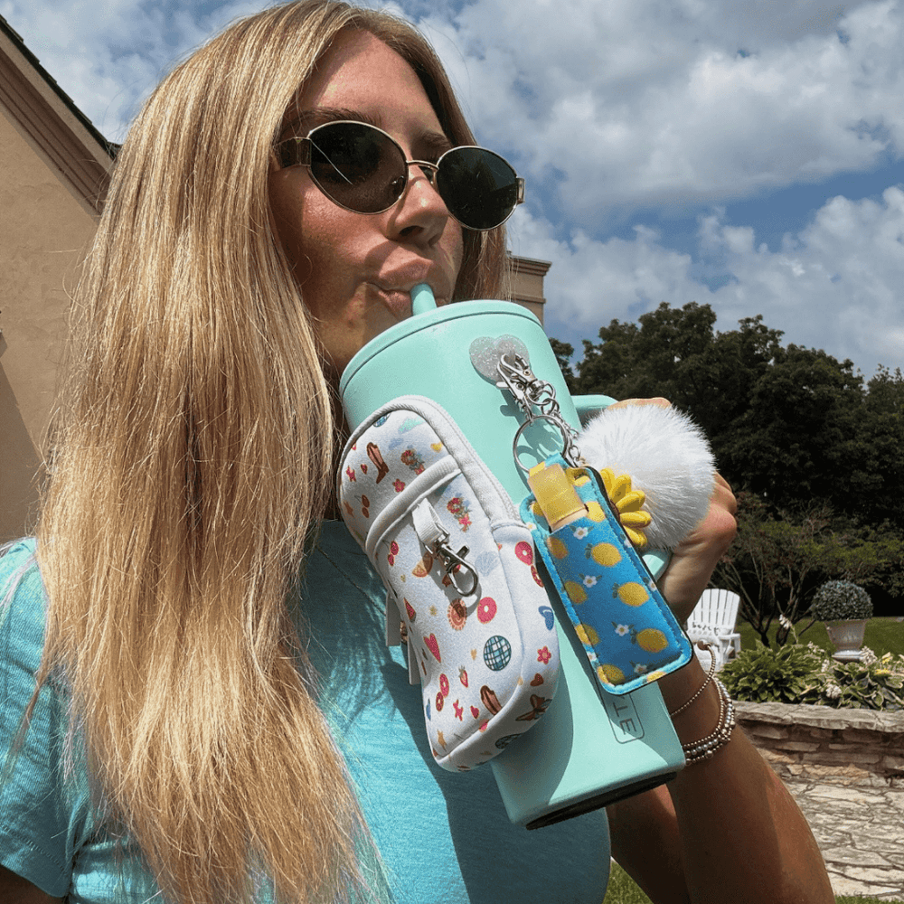 Sunflower Bundle | Bright Floral Water Bottle Charm Set